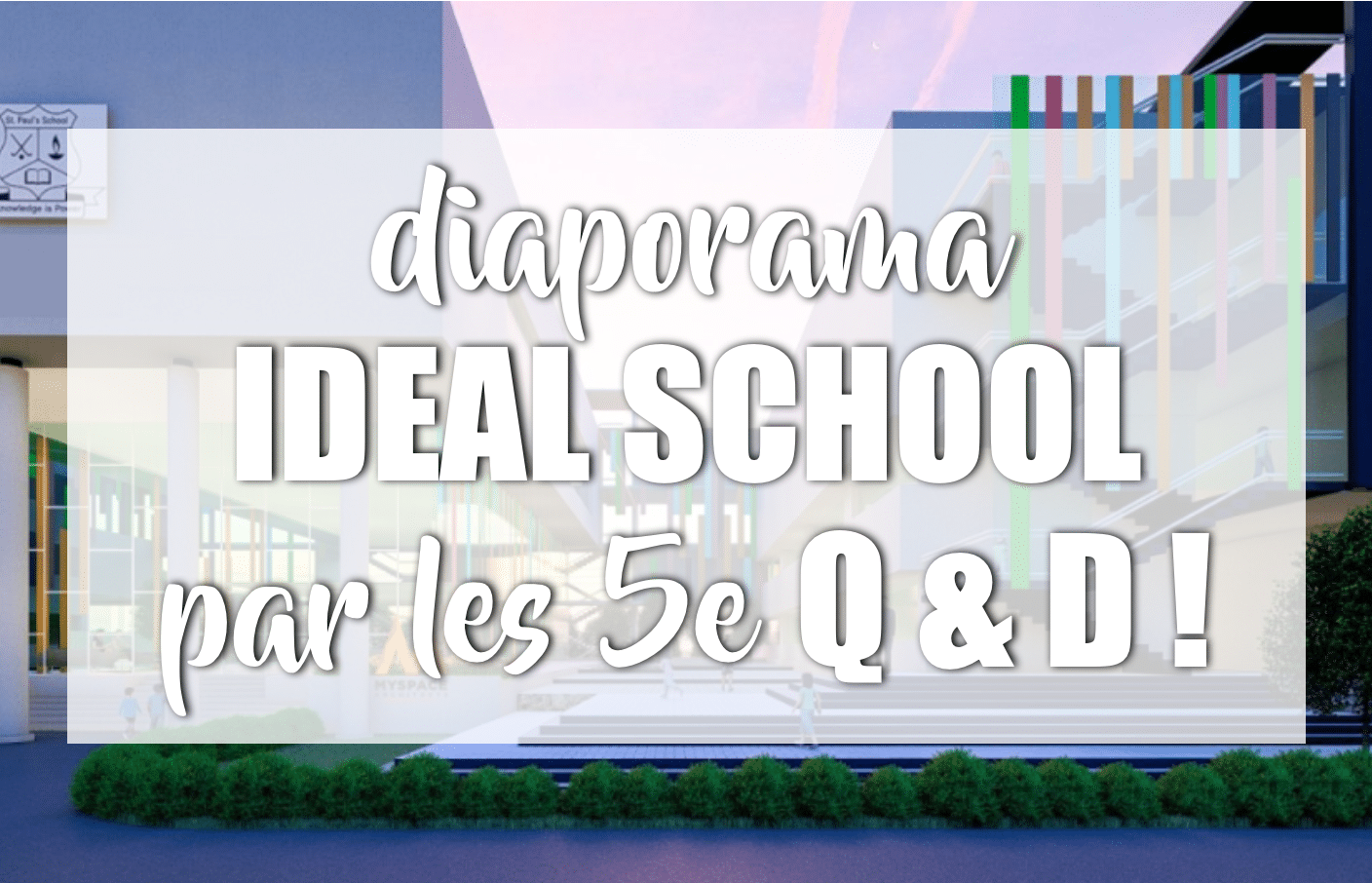 L'école idéale selon les 5e Quartz et Diamant ! - Collège de Guitres
